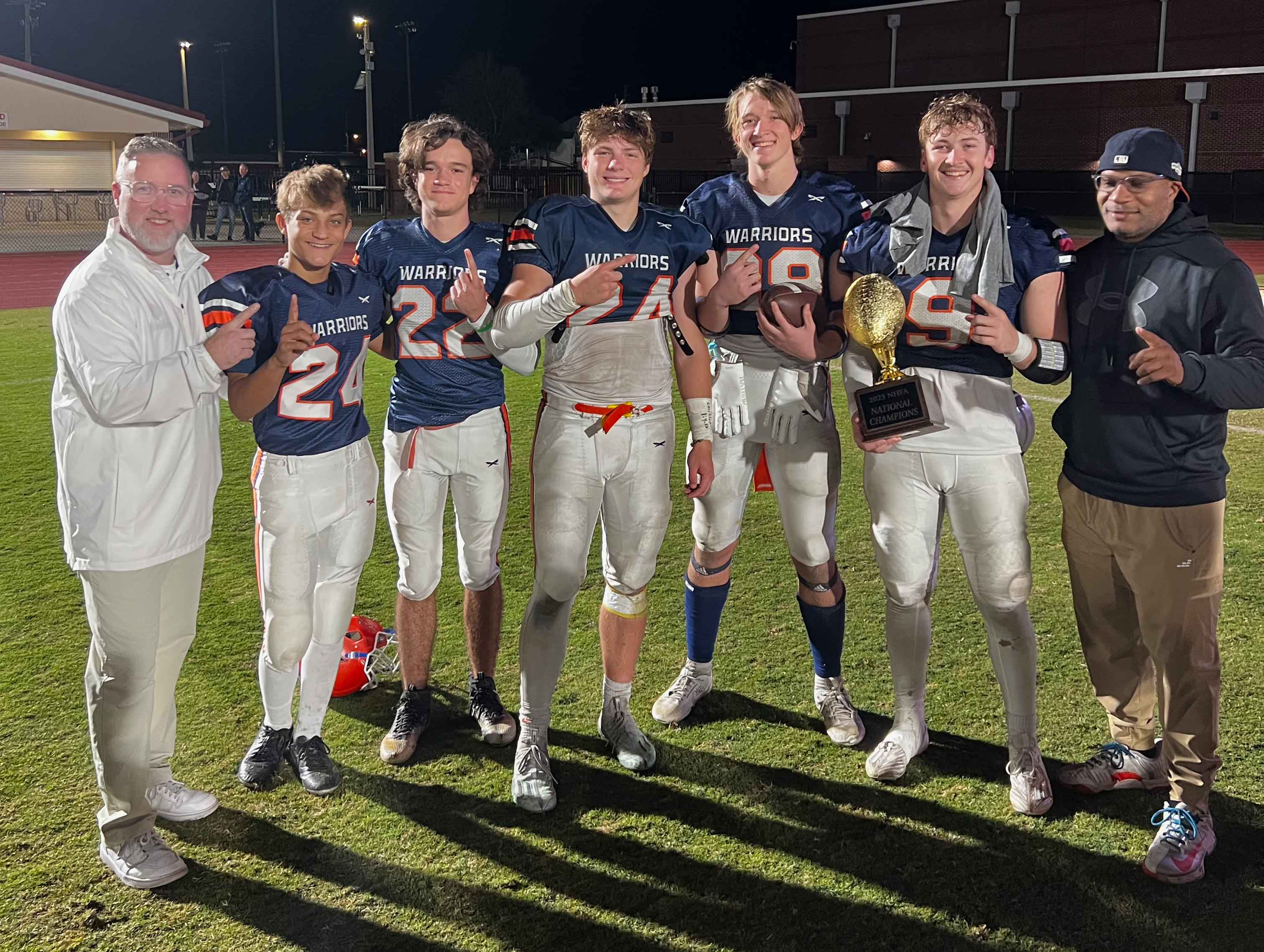 Warriors win national homeschool football title